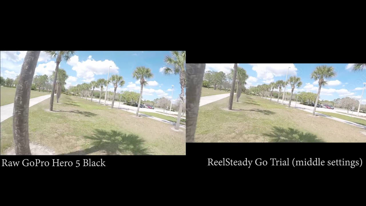 ReelSteady Go with GoPro Hero 5 (free trial test) - YouTube