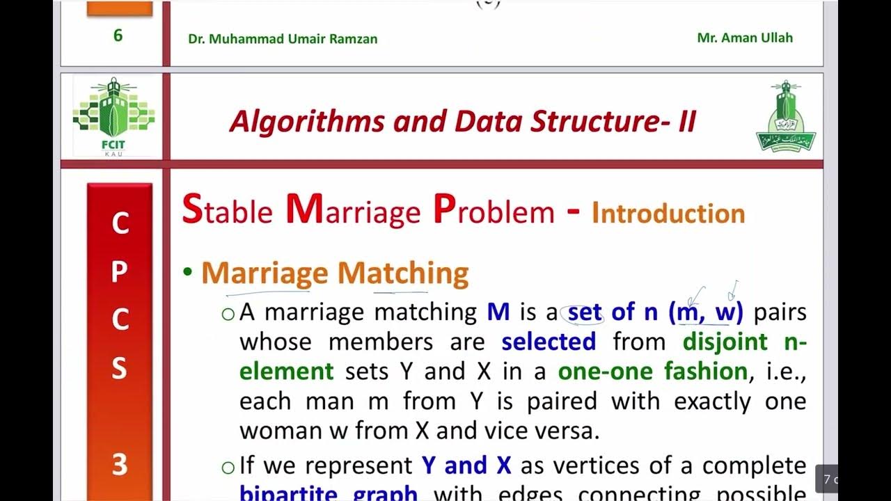 Stable marriage algorithm - YouTube