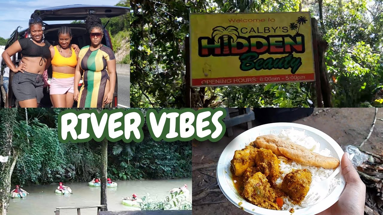 OUR FIRST VLOG: CALBY'S HIDDEN BEAUTY RIVER, ST.MARY JAMAICA🇯🇲| LATTY ...