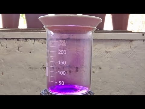 Sublimación del yodo 🔎💊 Iodine experiments - YouTube