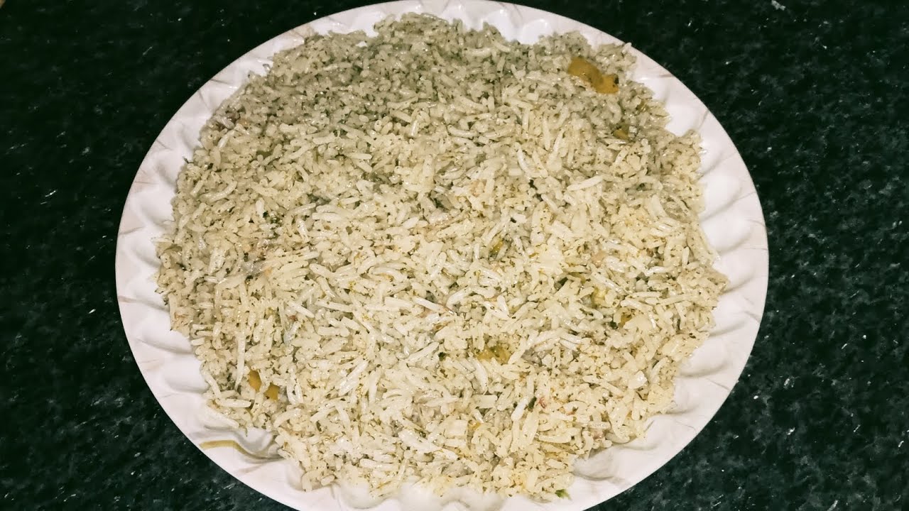 Green masala rice | delicious and flavorful recipe | recipe by neelam ...