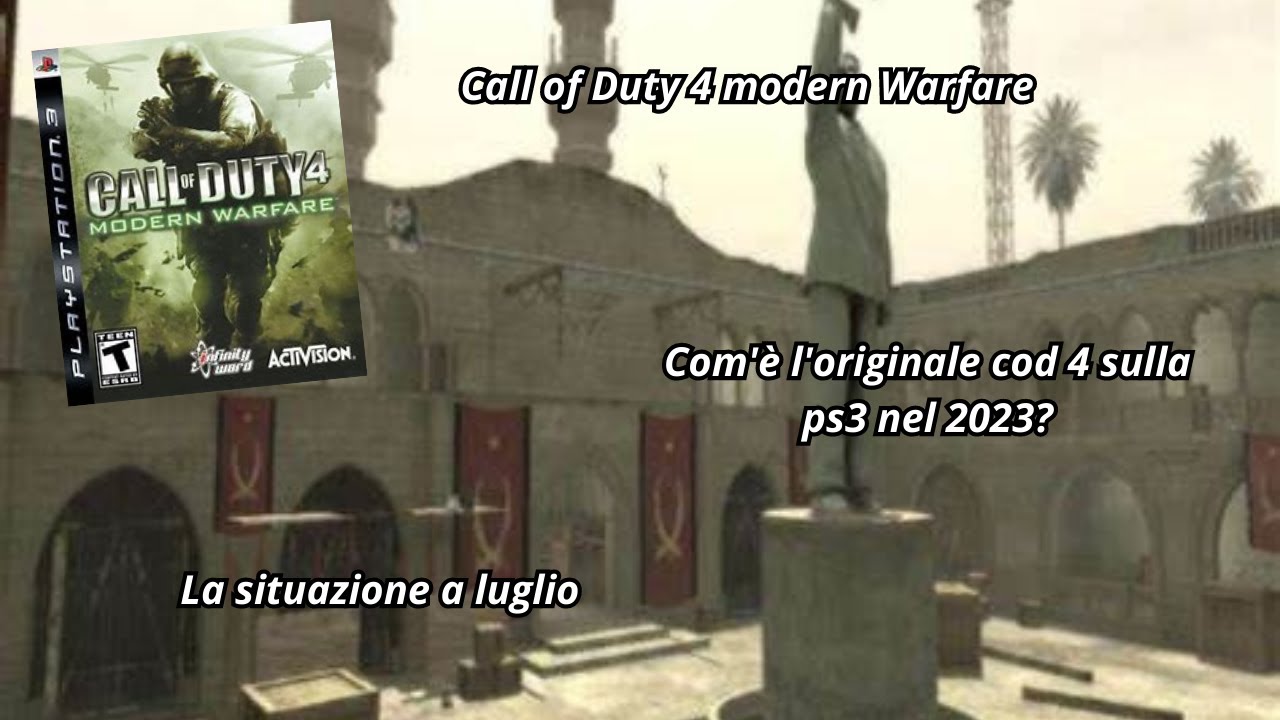 E' ancora attivo Call of Duty 4 sulla ps3 nel 2023?! La situazione a Luglio.. #cod4 #ps3 - YouTube