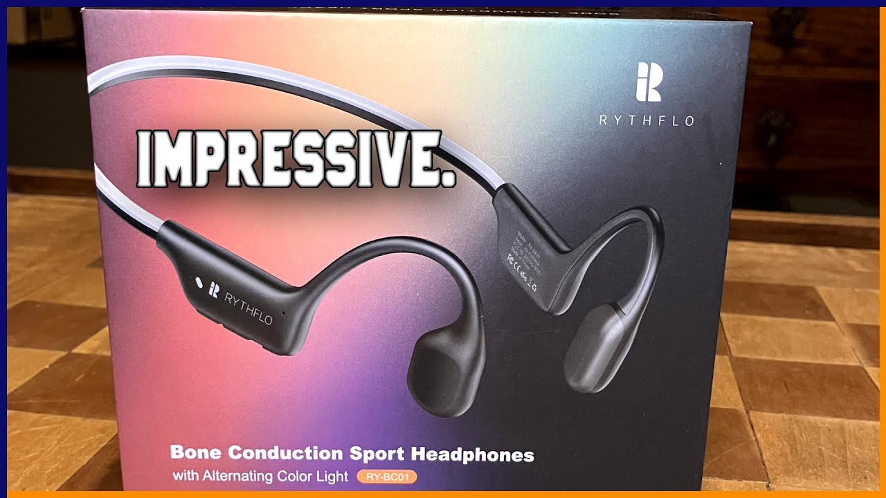 Rythflo RY-BC01 Bone Conductive Bluetooth Headphones Review. - YouTube
