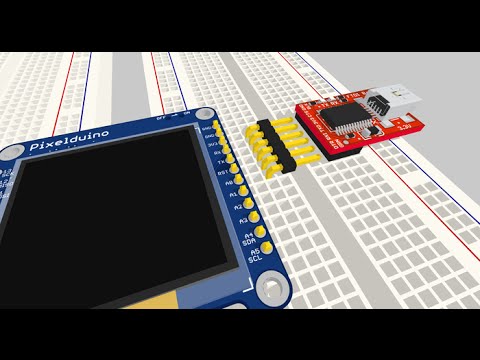 Pixelduino Arduino OLED Display - YouTube