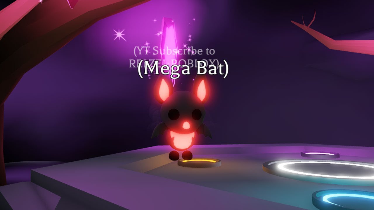 MEGA BAT (Uncommon) - Fly Ride and Tricks Adopt Me - YouTube