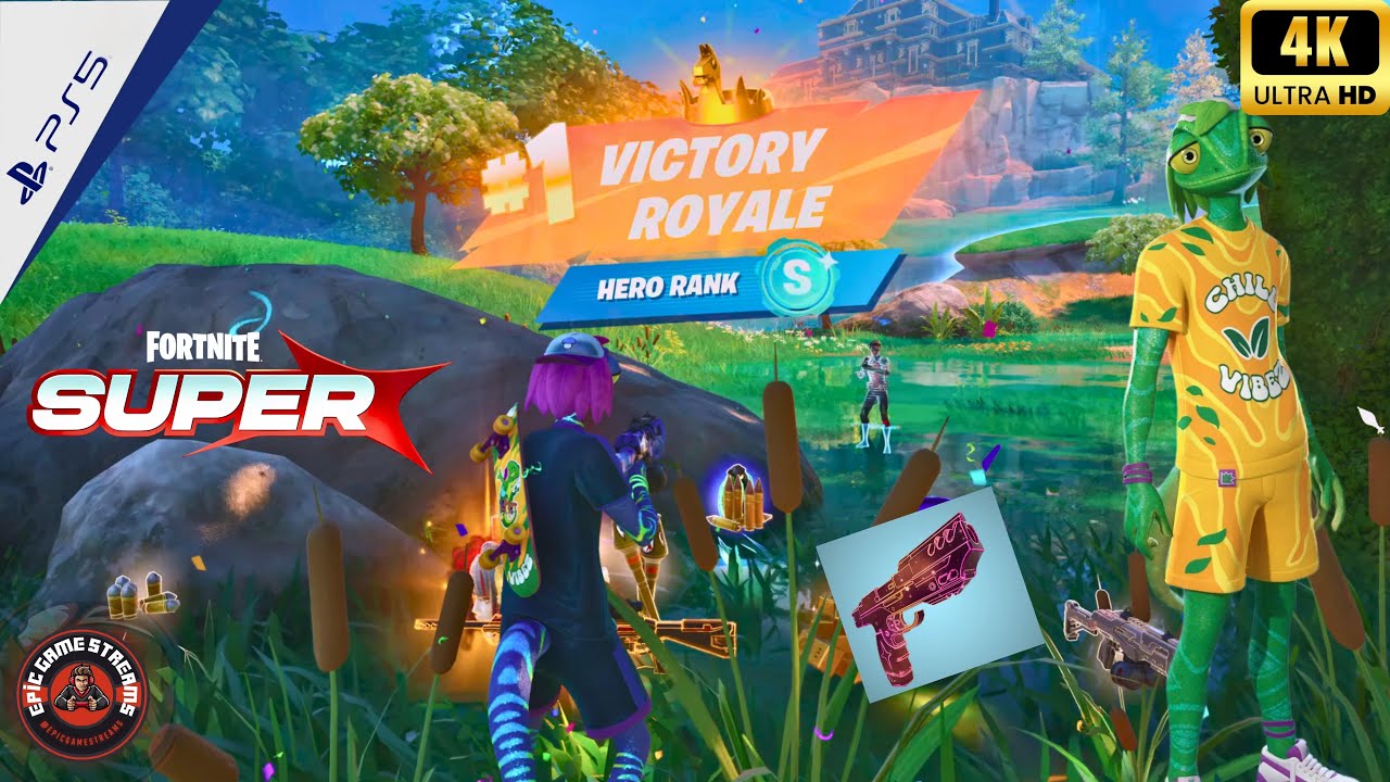 Fortnite Chapter 6 Superheros | Epic Battle Royale Win Gameplay in PS5 ...