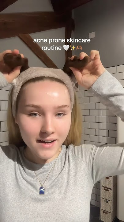 Acne Skincare Routine Acne Skincare Shorts Youtube