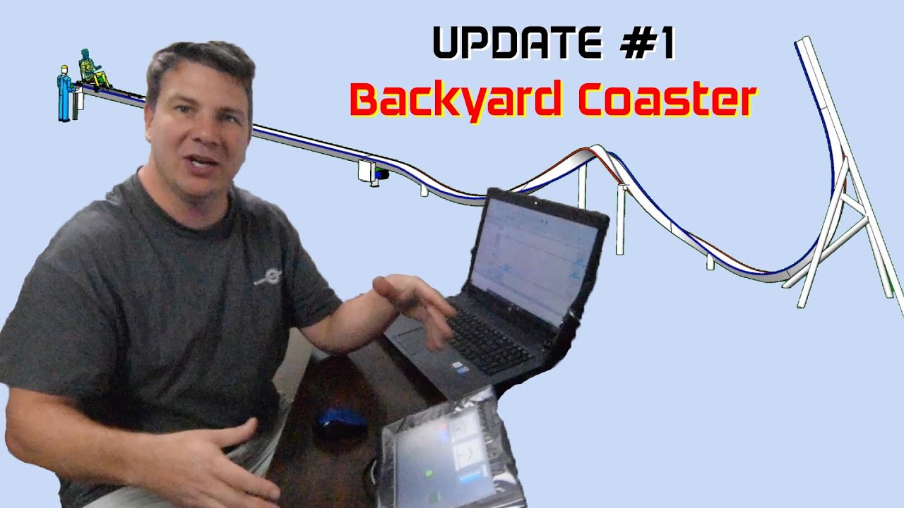 PLC Control System for Our Backyard Coaster - YouTube