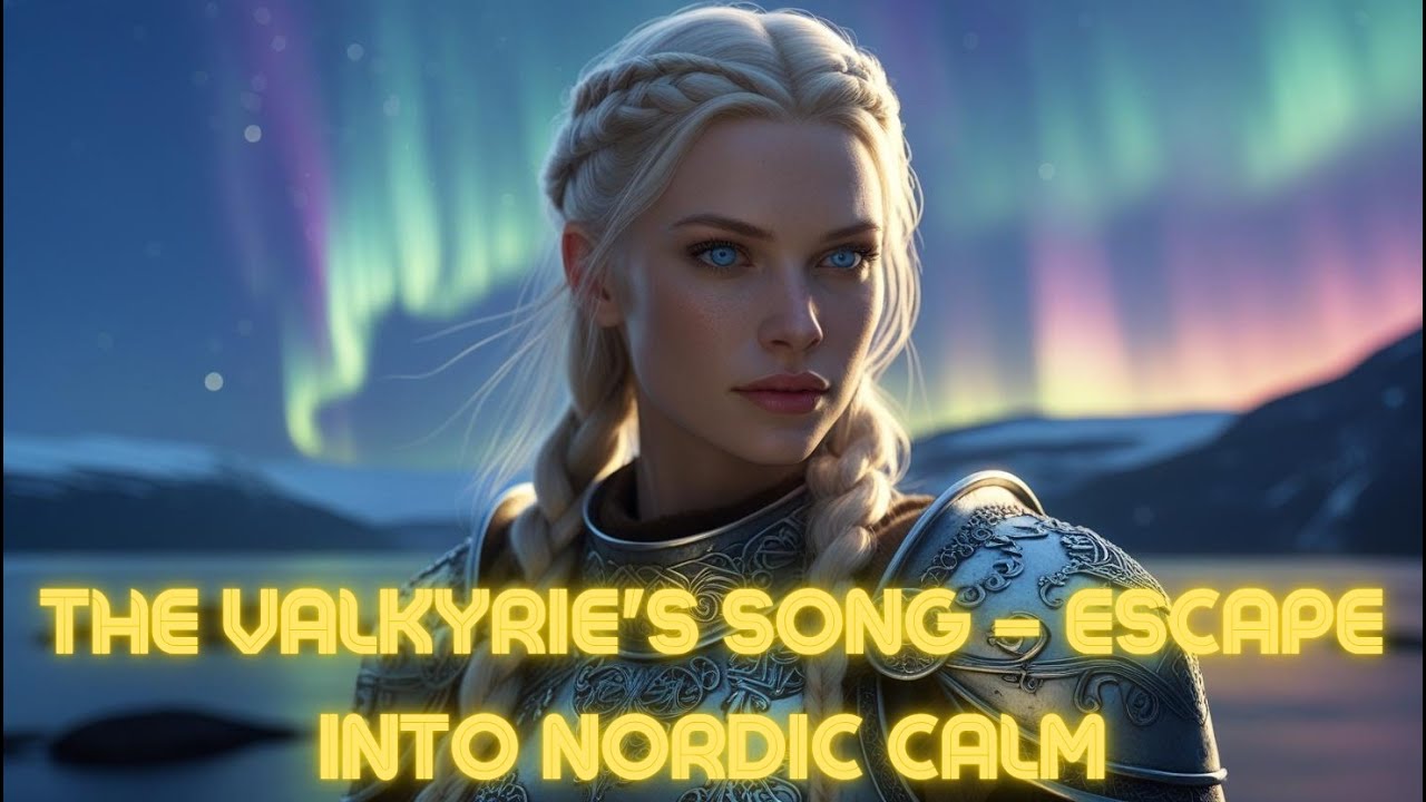 The Valkyrie's Song 🎤 Scandinavian Folk Ambient Music 🌺 for Stress ...