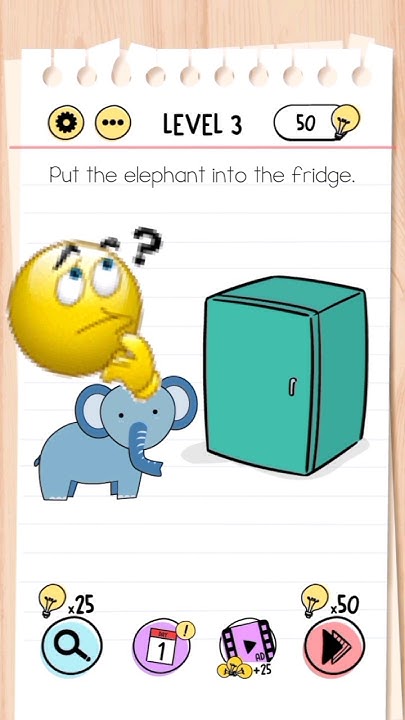 Put the Elephant in to the Fridge. Level 3 #shorts #quiz #test #viral ...