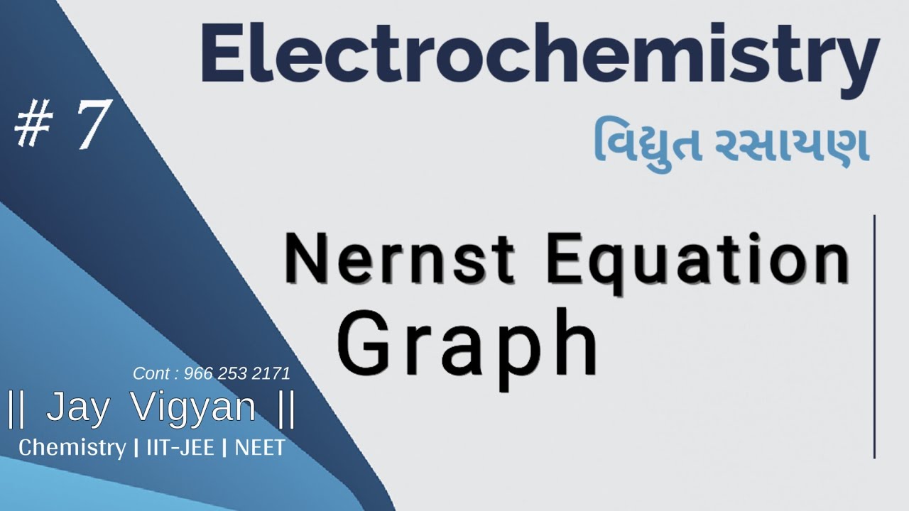 Electrochemistry # 7 | Interpretation and Graph of nernst equation ...