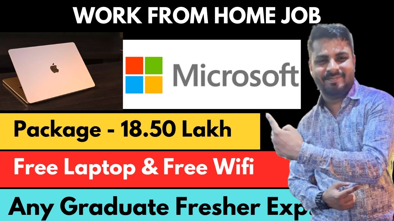 Microsoft Hiring Fresher | Work From Home Jobs | Package-18.50 LPA ...