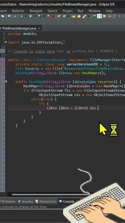 Como hacer con ficheros binarios Java - Tratar datos con HashMap #java #eclipse #programacion # ...