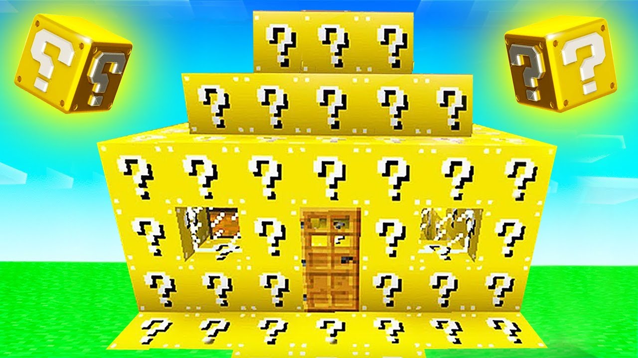 I Found a Lucky Block House in Minecraft - YouTube