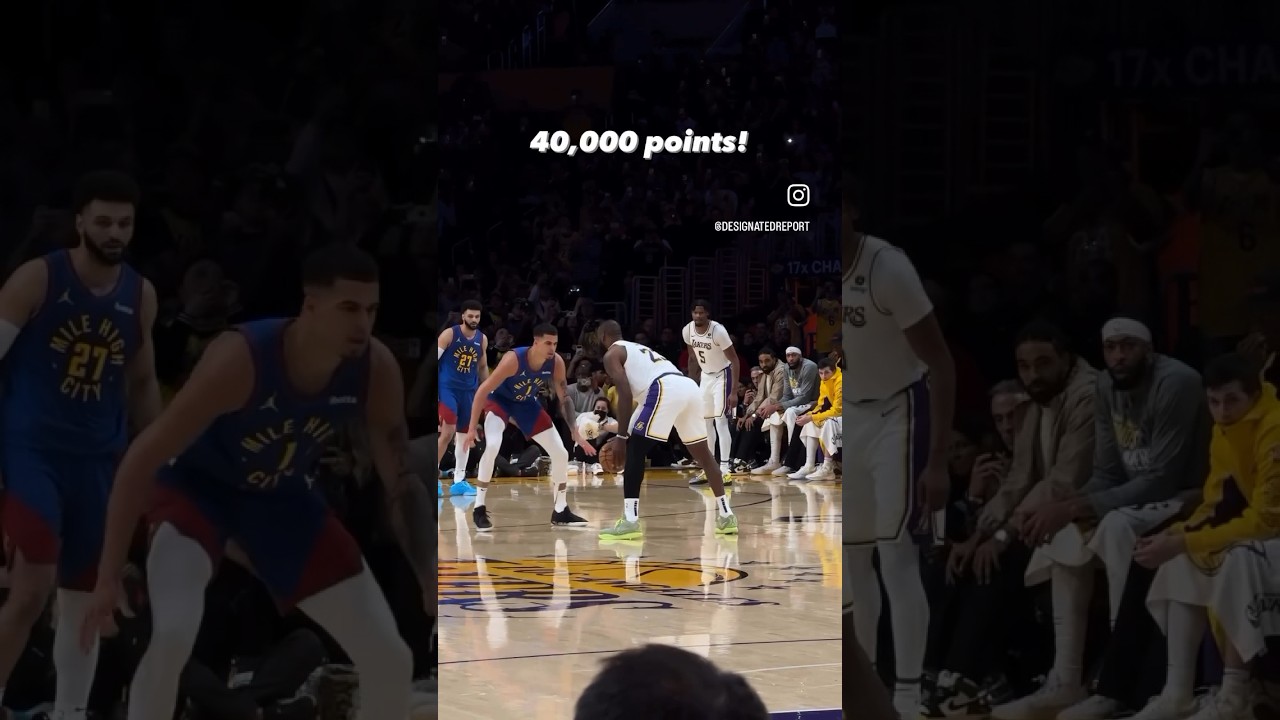 Lebron James becomes first players in NBA history to pass 40k career ...