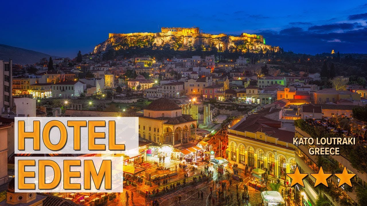 Hotel Edem hotel review | Hotels in Kato Loutraki | Greek Hotels - YouTube