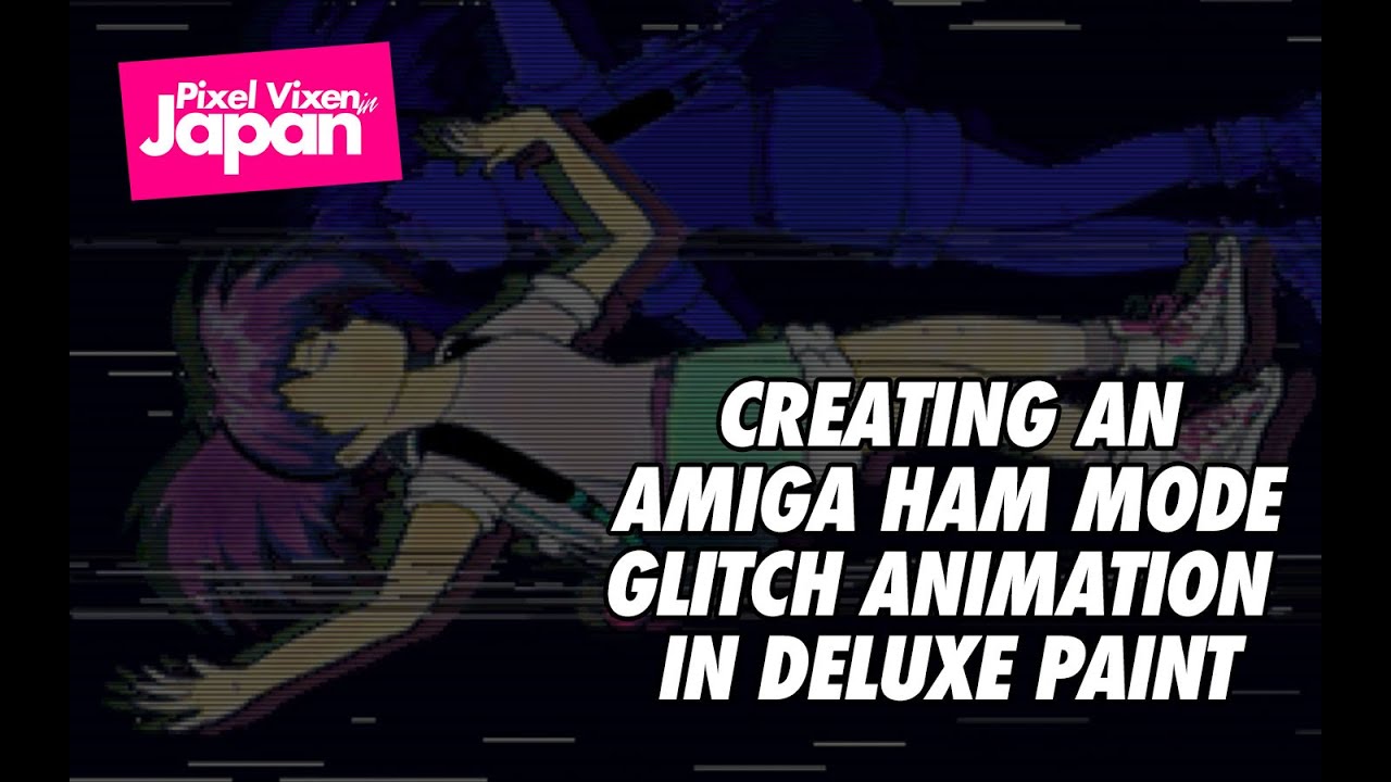 Creating an Amiga HAM Mode Glitch Animation in Deluxe Paint - YouTube