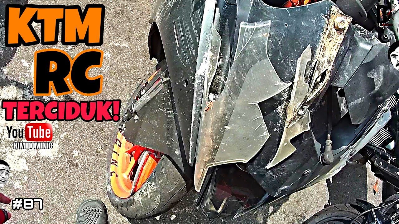 KTM RC ACCIDENT - YouTube