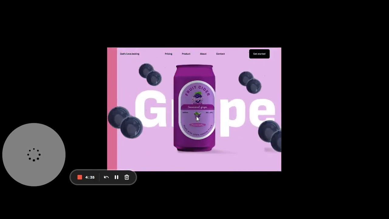 Carousel slider animation (Can mockup) - YouTube