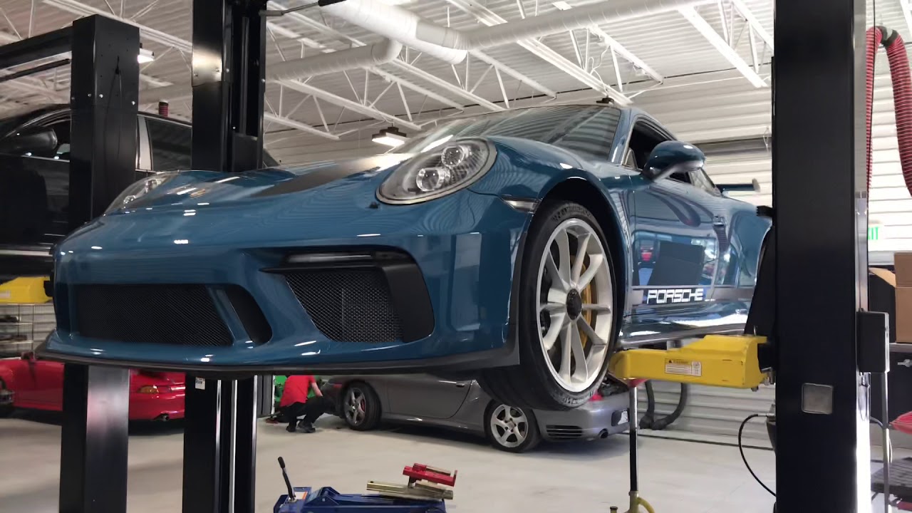 2018 Porsche GT3 PTS Oslo Blue - YouTube