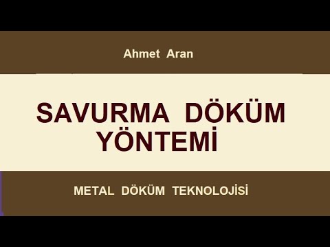 Döküm - Savurma Döküm Yöntemi