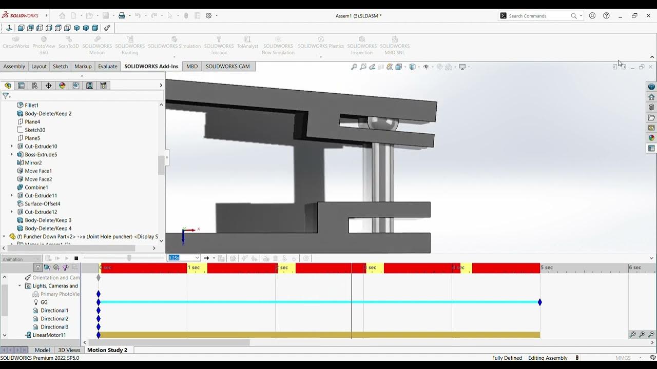 SOLIDWORKS Premium 2022 SP5 0 Assem1 3 SLDASM 2023 01 12 20 44 48 - YouTube