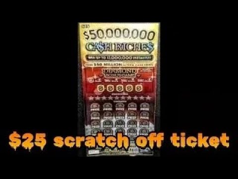 $50,000,000 CASH RICHES $25 MAINE scratch off ticket !!! - YouTube