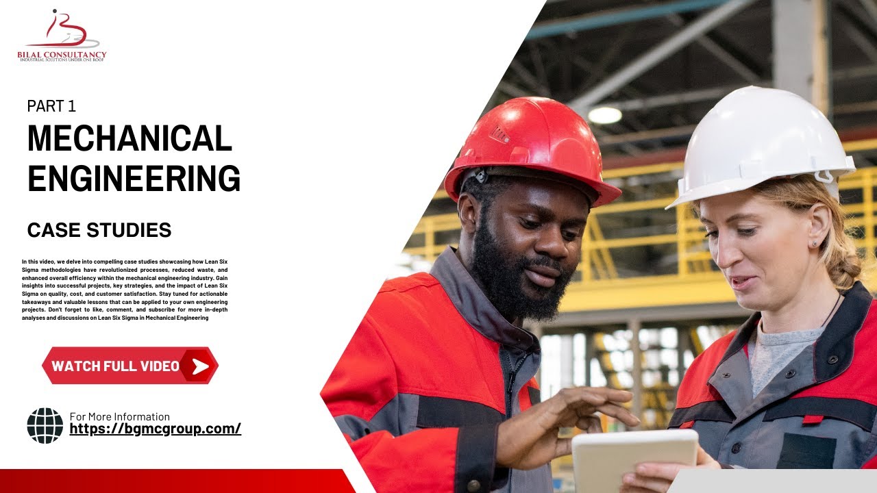 Mechanical Engineering Lean Six Sigma Case Studies#leansixsigma # ...