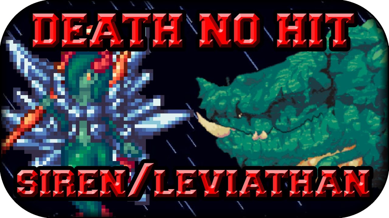 Terraria Calamity Siren and Leviathan No Hit Death Mode Armageddon ...