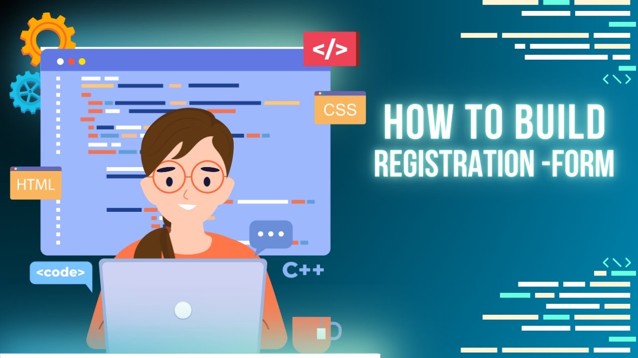 🔥 Next-Level Registration Form Animation | HTML, CSS & JavaScript ...