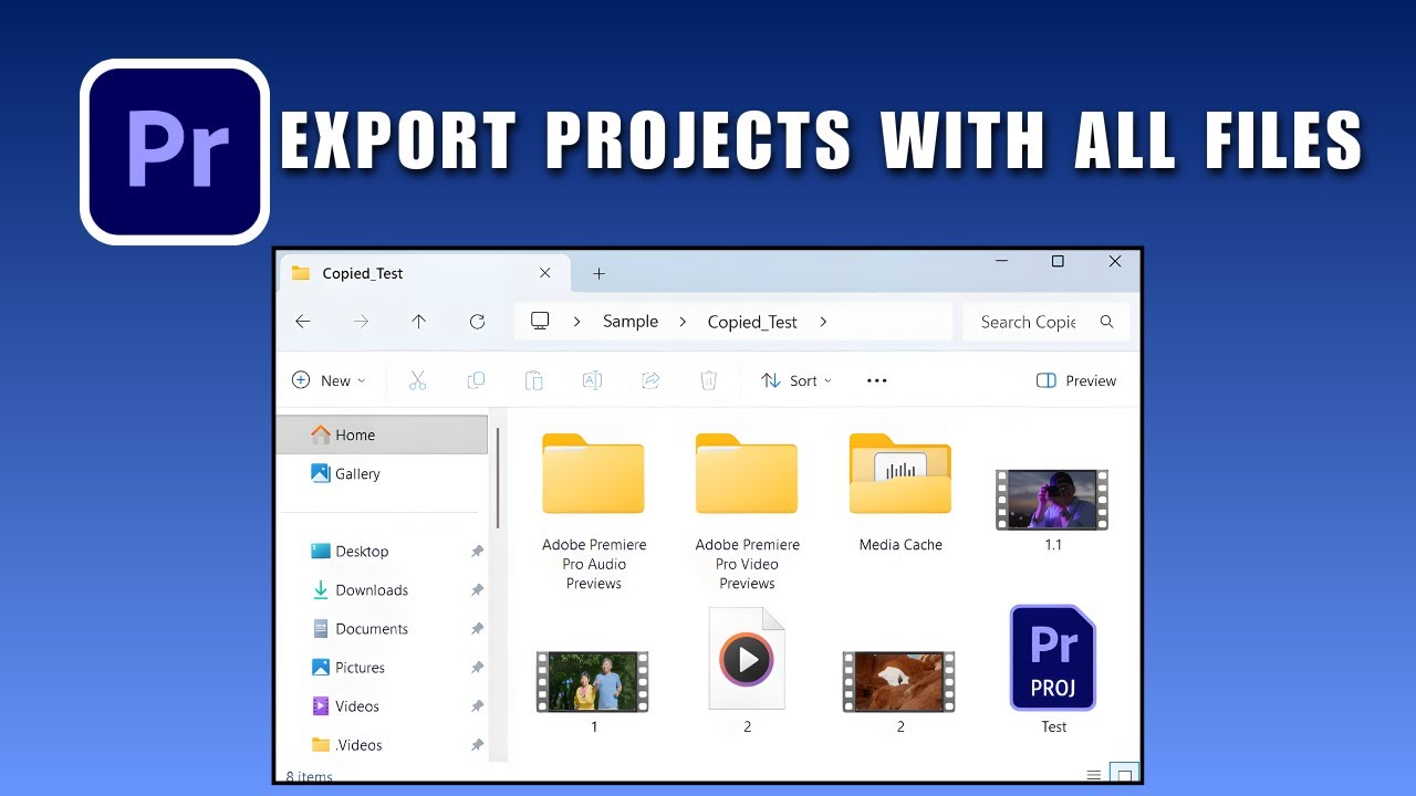 How to Export Premiere Pro Projects with All Files 2026 - YouTube