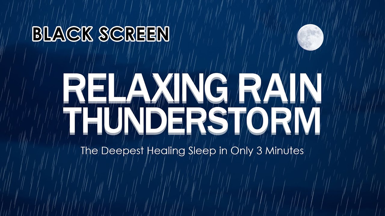 The Deepest Healing Sleep in Only 3 Minutes with Heavy Rain ...