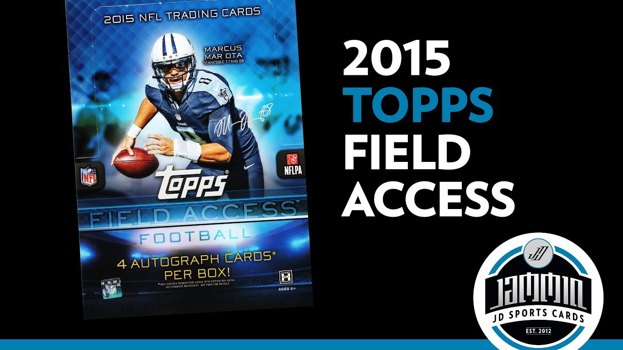 2015 Topps Field Access Football Hobby Box Break - YouTube
