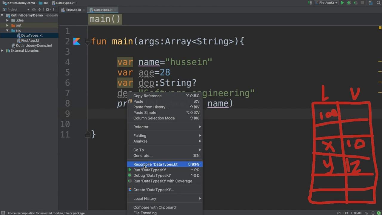 06-Kotlin for Beginners: Define Variables - YouTube