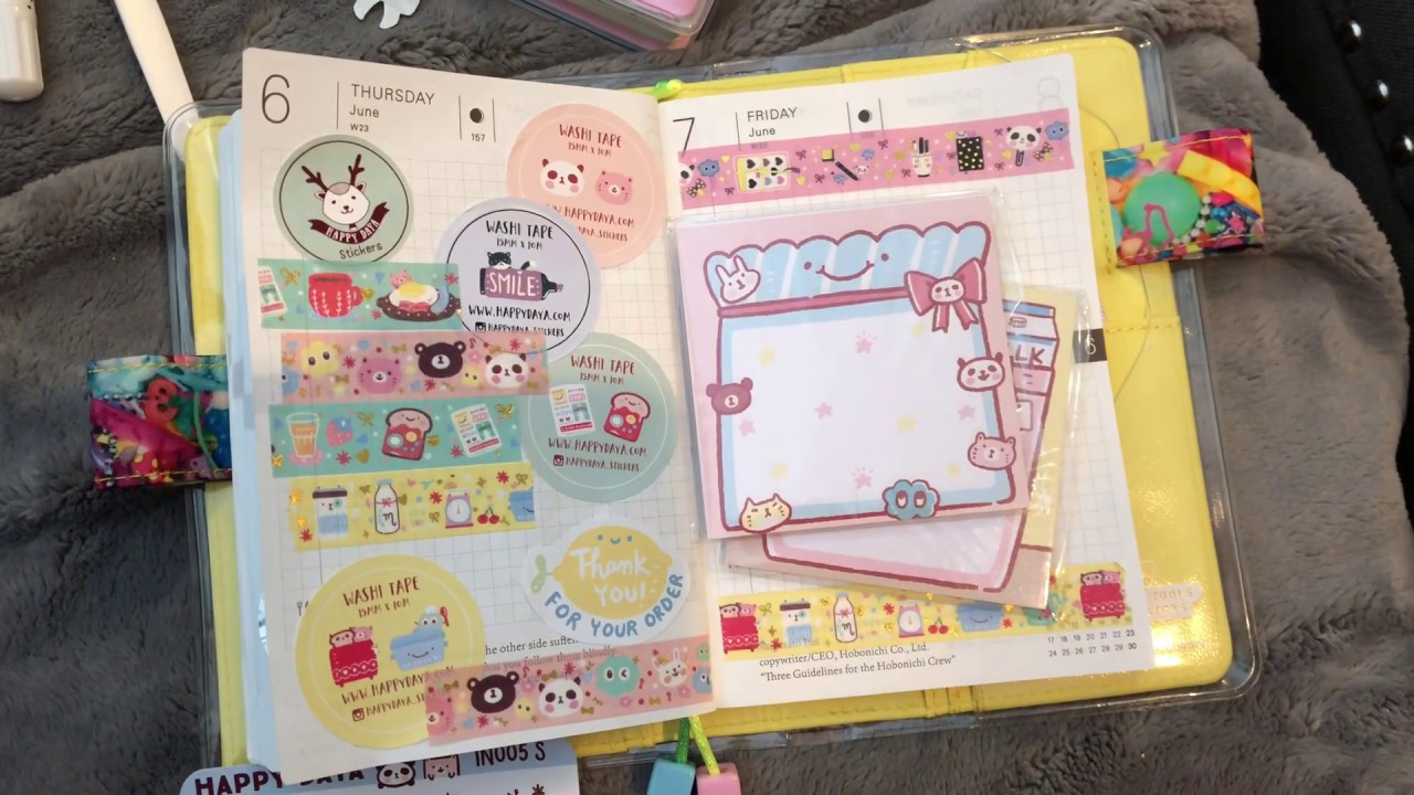 Happy Daya Haul- Stickers & Washi! - YouTube