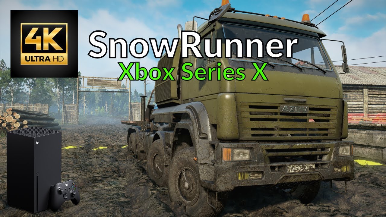 Xbox Series X | SnowRunner 4K 60FPS Gameplay | Container Delivery - YouTube