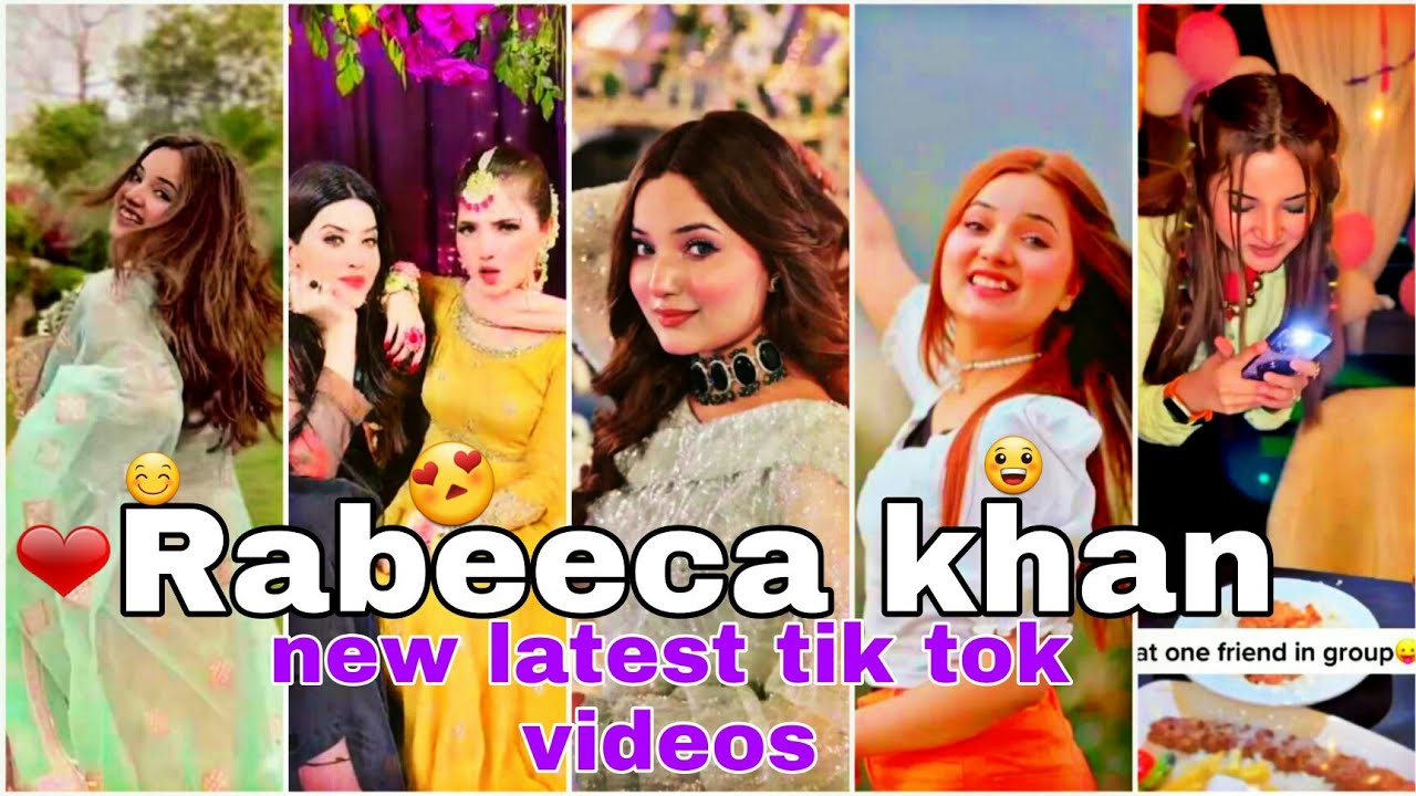 Rabeeca khan 😊💘 new latest tik tok videos🌷 || Rabeeca kashif khan New ...