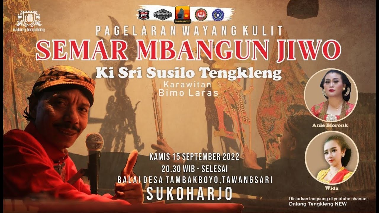 #live 🔴 Wayang Kulit, Lakon: SEMAR MBANGUN JIWO - Ki Sri Susilo Tengkleng - YouTube