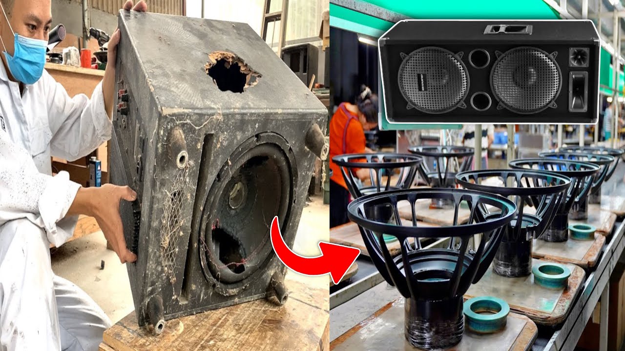 How DJ Speaker Are Made In Factory | Making Of Speakers - Factory Tour ...