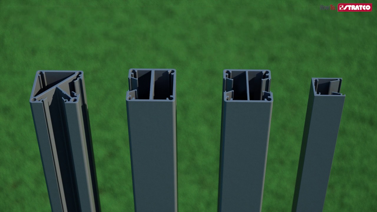 Quickscreen PLUS Post System / Stratco - YouTube