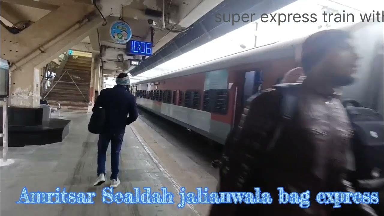 12380 AMRITSAR To SEALDAH JALIANWALA BAGH EXPRESS ARRIVAL KANPUR #viral #travel #trending # ...