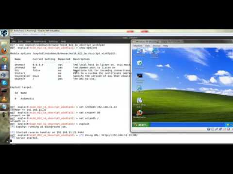 Metasploit framework - vbscript exploit - YouTube