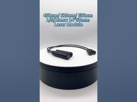 450nm 520nm 650nm 1mw 5mw 10mw 14*50mm Laser Module Dot Line Laser Module - YouTube