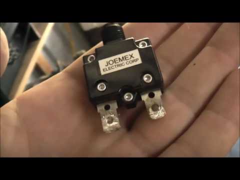 Air Compressor Motor Circuit Breaker Replace - YouTube