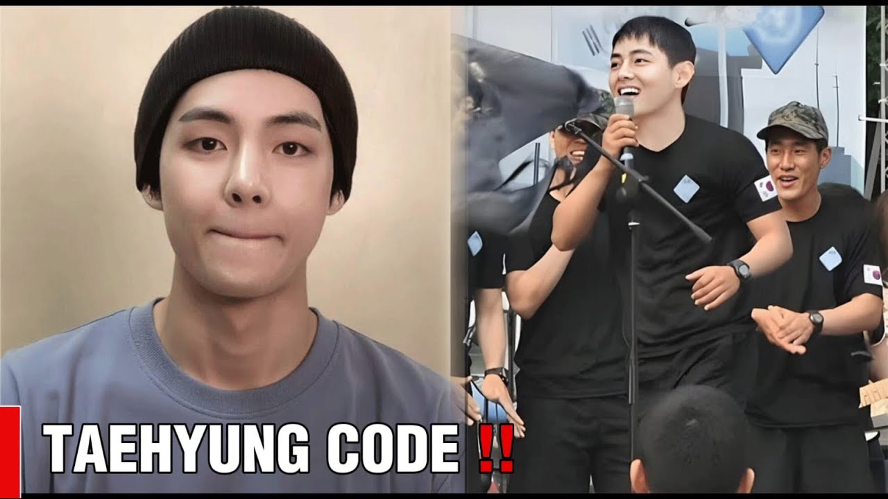 Kim Taehyung Surprises Military Commander! IS THIS BTS V'S CODE FOR A NEW PROJECT? - YouTube