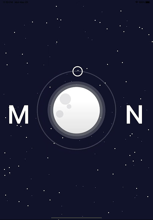 Moon Animation View Swiftui And Using Geometryreader Speedcode Swiftuitutorial Youtube