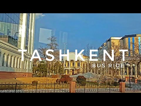 Bus Ride Tashkent City Uzbekistan Walking Around #tashkent #subscibe #uzbekistan #tour