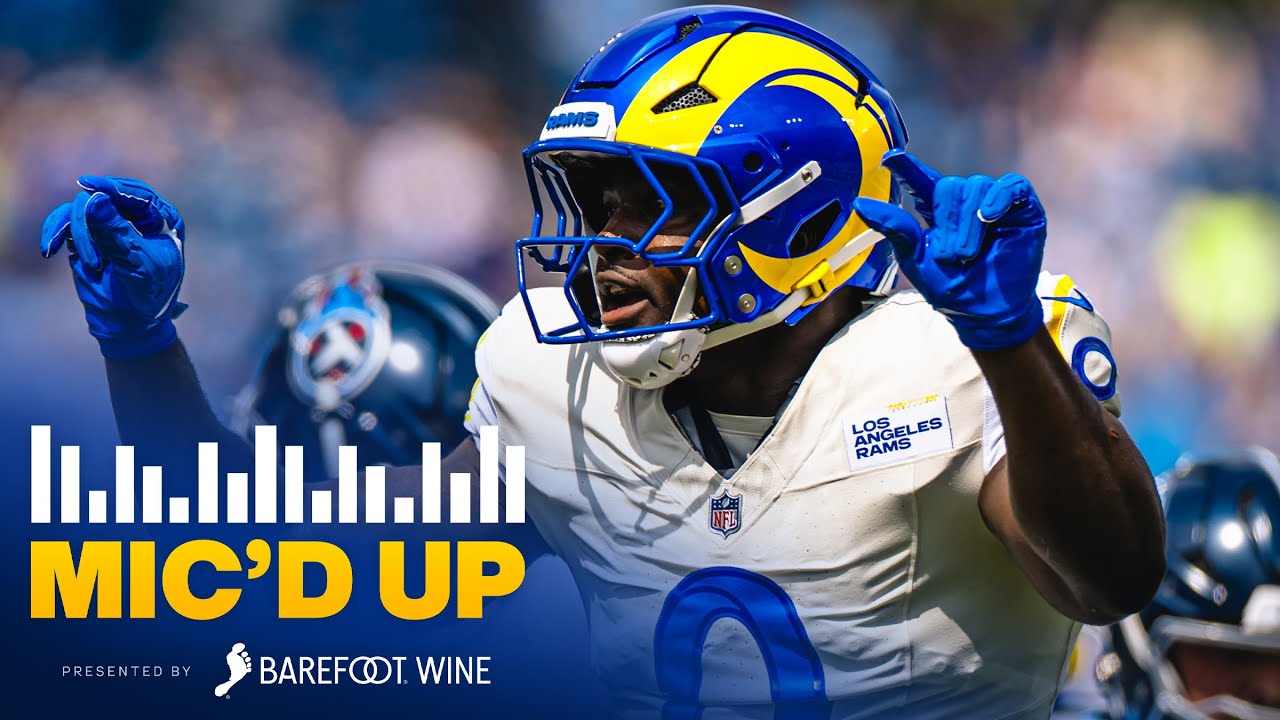 Watch: Rams LB Byron Young mic'd up in Week 2 win over Titans