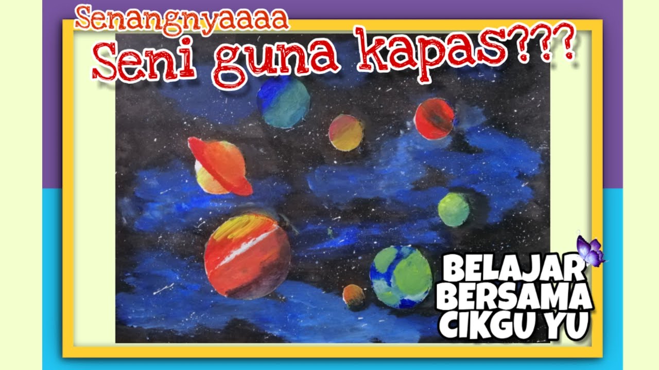 Art and Craft (SENI KREATIF) Teknik Stensilan guna kapas. Sesuai untuk ...
