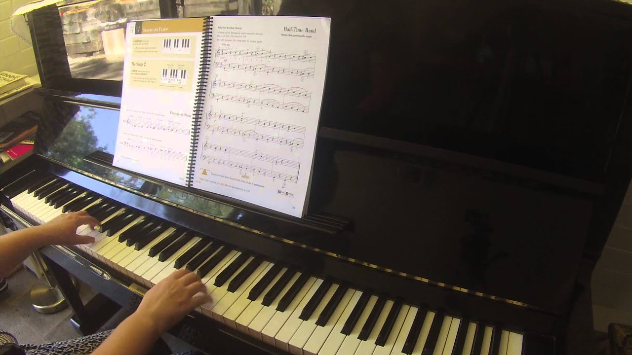 Half-Time Band Adult Piano Adventures all-in-one lesson book 1 - YouTube